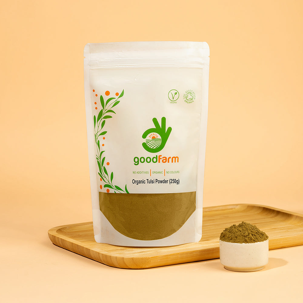 goodFarm Organic Tulsi Powder 250g – Spice Root
