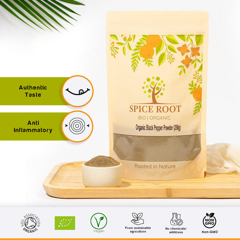 Organic Black Pepper Powder 250g – Spice Root