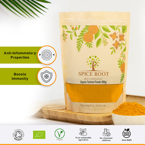 Organic Turmeric Powder 500g – Spice Root